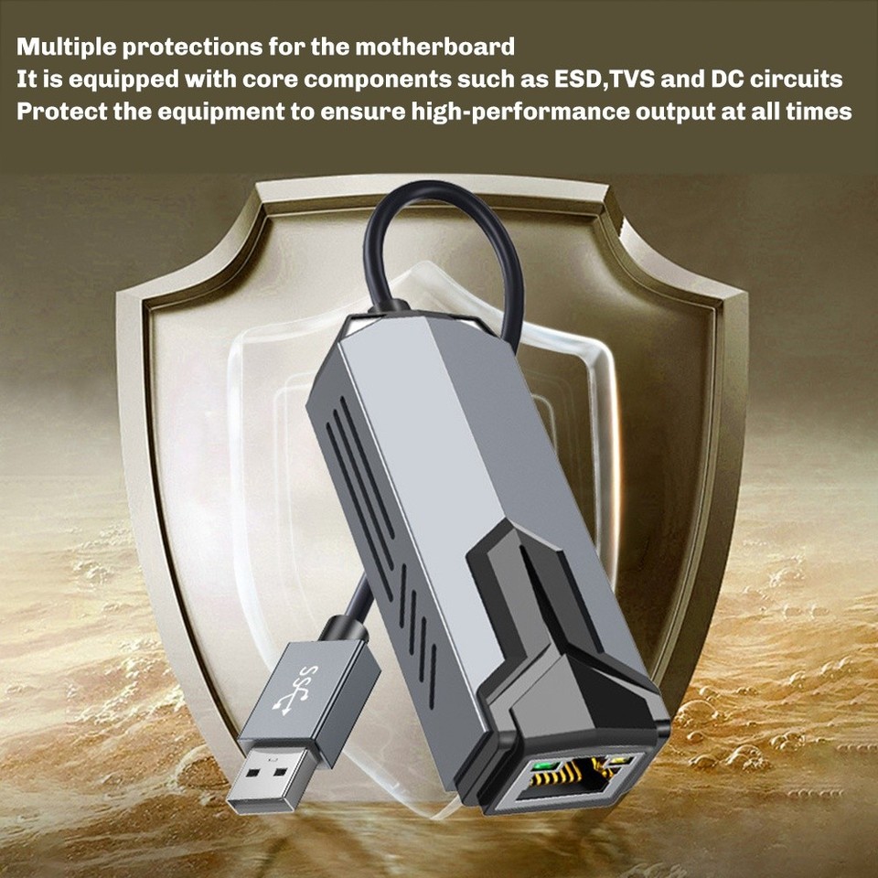 RTL8175 Gigabit Ethernet Adapter USB à 5 Gbit D6H24832 | eBay