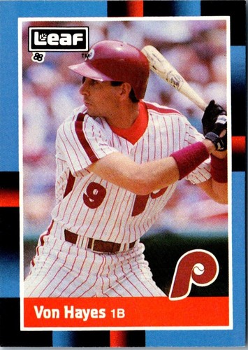 1988 Leaf Von Hayes #197 Philadelphia Phillies Baseball Card | eBay
