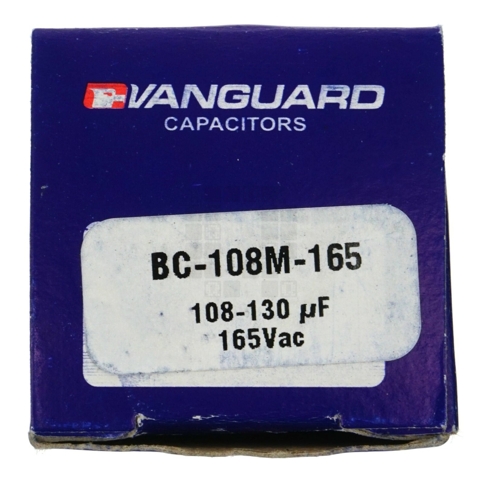 Vanguard BC-108M-165 Electric Motor Start Capacitor, 108-130 uF, 165VAC ...