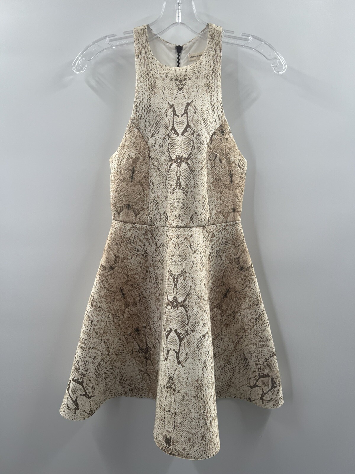 Silence + Noise Urban Outfitters Women’s Roxy Snake Print Scuba Dress ...