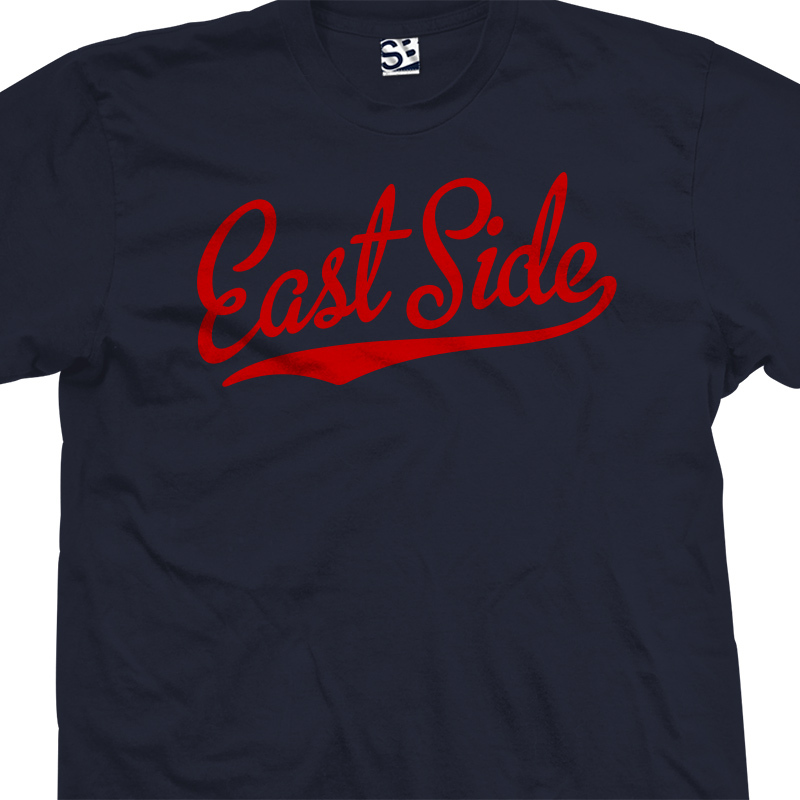 East Side Script T-Shirt | City Eastside Team Sports Jersey Coast Gift ...