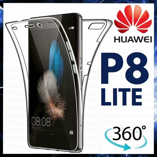 360 CLEAR CASE For HUAWEI P8 LITE 2016 FRONT AND BACK TPU SILICONE PHONE COVER | eBay Australia