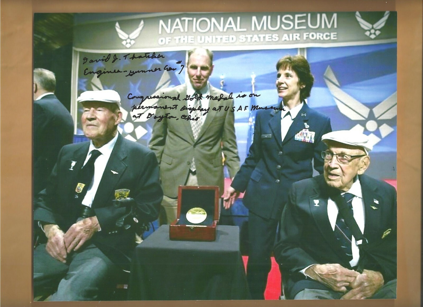 David Thatcher "Doolittle Raiders" Autographed 8x10 Photo Autograph ...