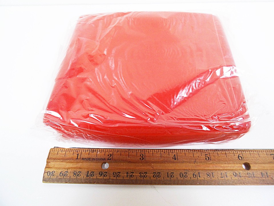 Cd Case Holder 12 Cds Storage Organizer Wallet Plastic Cases Red Snap ...