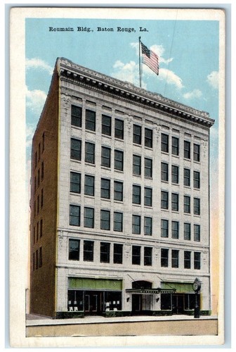 1922 Roumain Building Exterior Baton Rouge Louisiana LA Vintage Antique ...