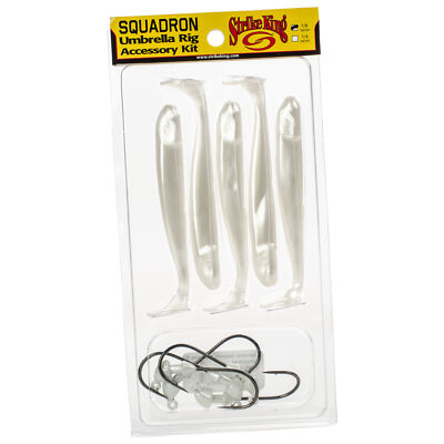 Strike King Squadron Umbrella Rig Kit Paddletail Swimbaits & A-Rig ...