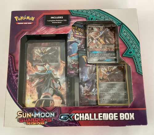 Pokemon GX Challenge Box Solgaleo Sun & Moon Rising Factory Sealed | eBay