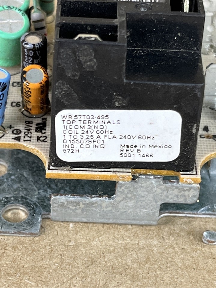 Trane Heat Pump Air Handler Fan Relay Board D155079P01 WR 57T03-495 | eBay
