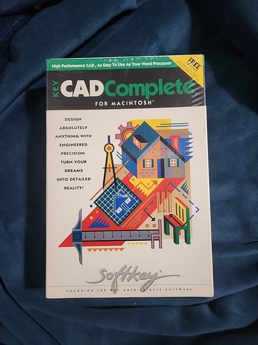 VINTAGE SOFTKEY KEY CAD COMPLETE FOR MACINTOSH | eBay