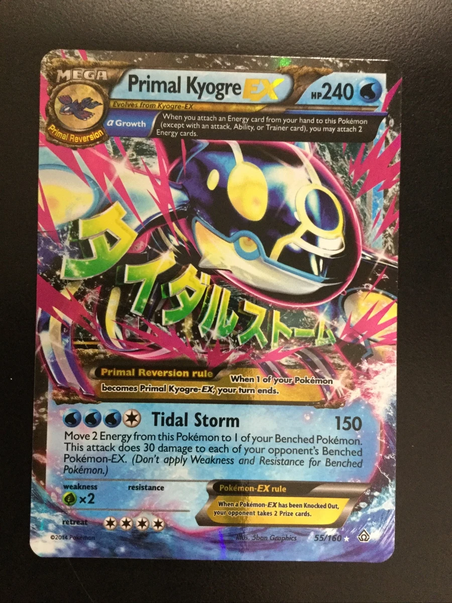 Alpha Kyogre Pokemon Card Ex