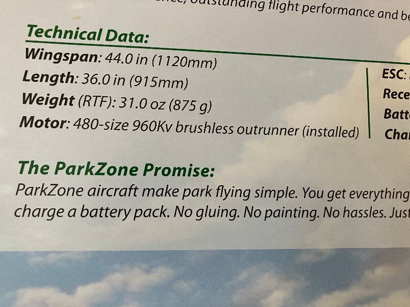 Parkzone T-28D Trojan RC Warbird Airplane - BNF Ver. With Charger ...