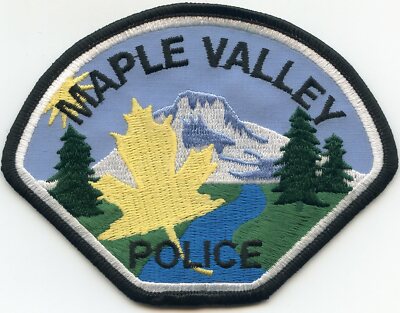 MAPLE VALLEY WASHINGTON WA POLICE PATCH | eBay