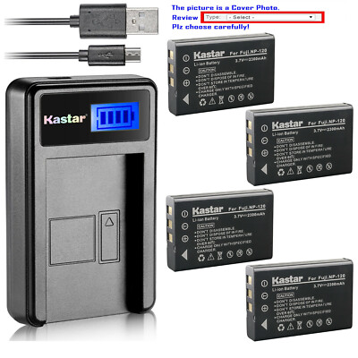 Kastar Battery LCD Charger for PENTAX D-LI7 & PENTAX Optio MX Optio MX4 ...