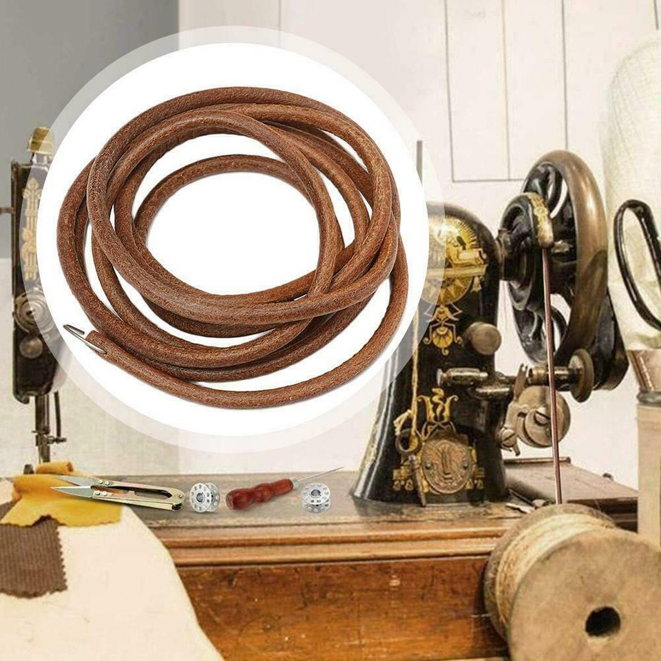 Leather Belt Antique Treadle Parts + Hook For Singer x Sewing 1 Machine ...