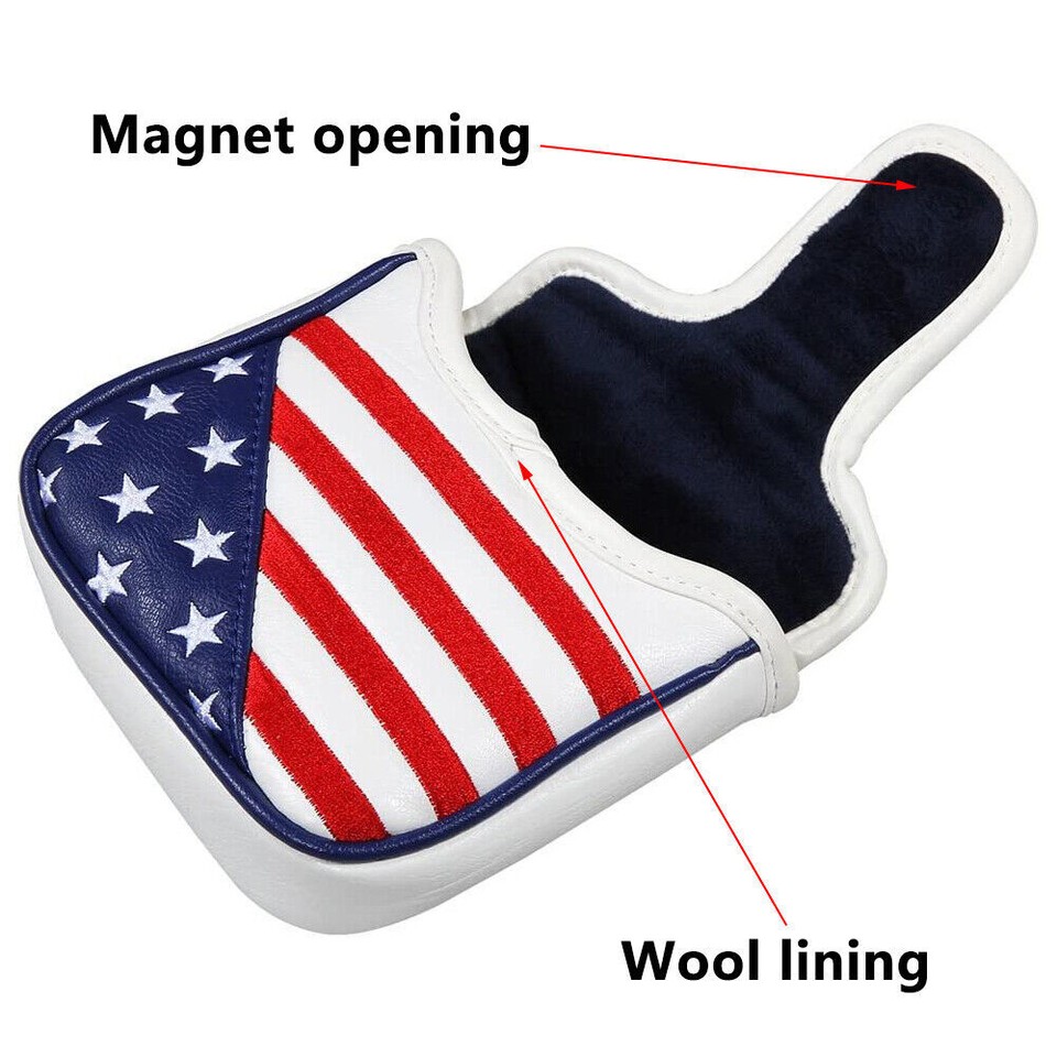 NEW Square Mallet Golf Putter Cover Headcover Magnet for Taylormade ...