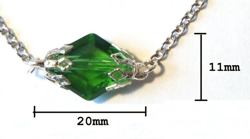Smallville Pendant Lana Lang Green Kryptonite New Necklace | eBay