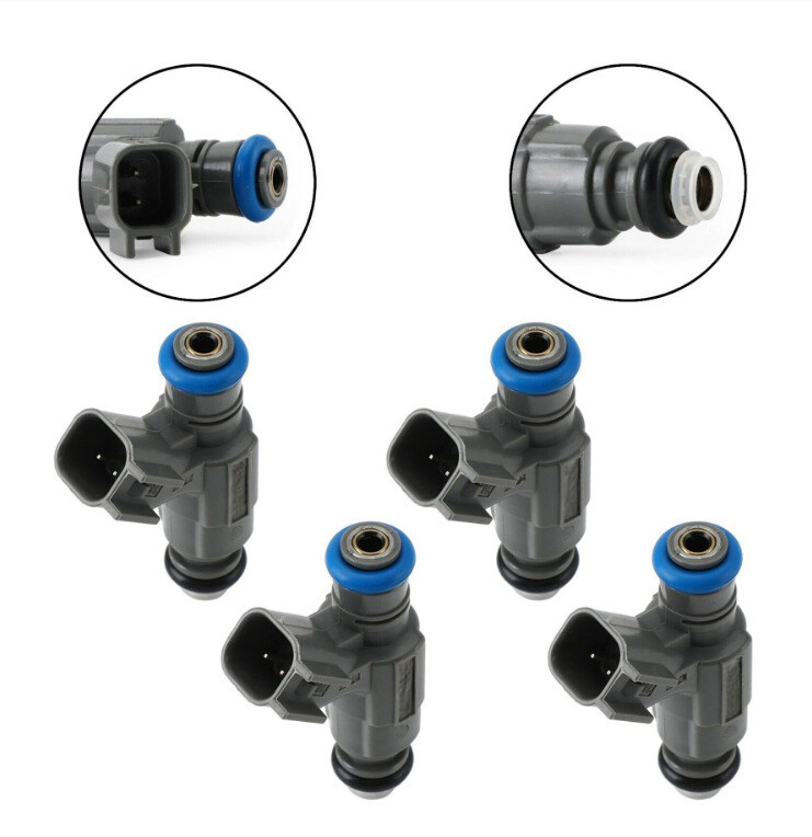 4 Pcs New Fuel Injectors 0280156046 For 2002-2004 Ford Focus 2.0L SOHC ...