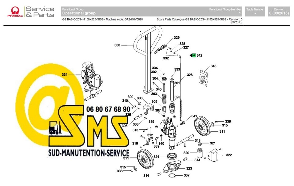 PRAMAC LIFTER GS/BASIC 25S4 BOULON VIS DE CENTRAGE DE PLAQUE ...