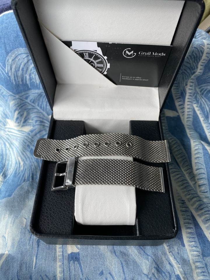 No Time To Die Seiko Mod Automatic Watch Doxa Strap | eBay