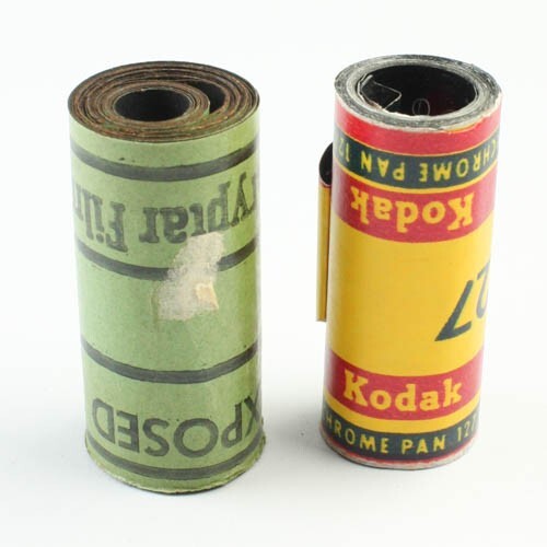 Lot of 2 EMPTY Vintage - 127 Roll Film Backing Paper ONLY - for ...