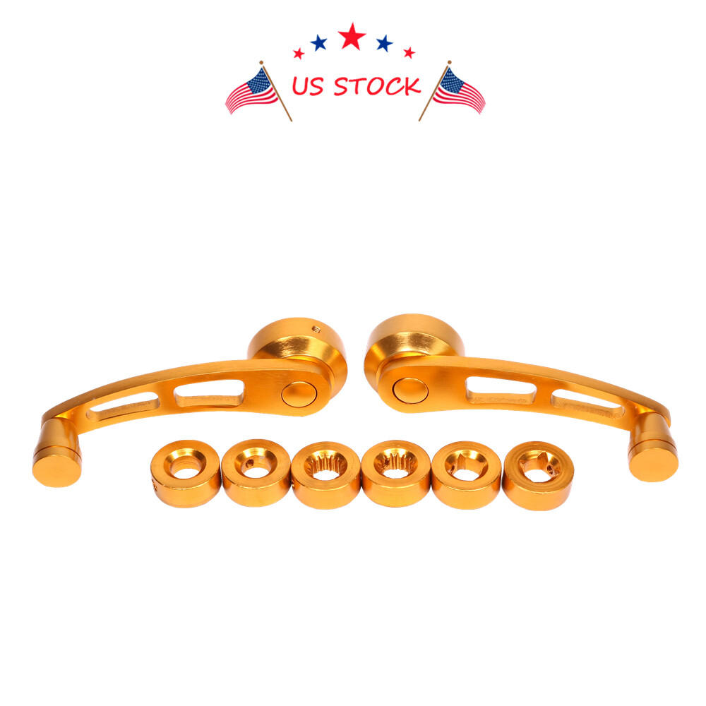 Car Window Winder Glass Crank Handle Universal Aluminum gold Knobs ...