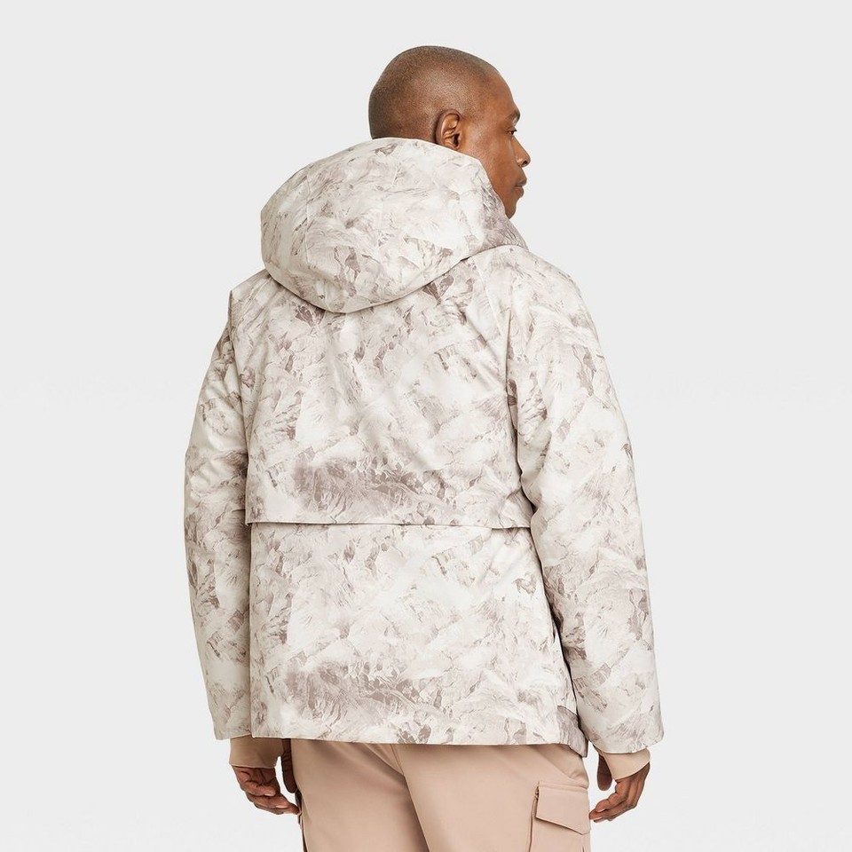 All In Motion Men's Winter Hooded Windproof Waterproof Snow Jacket ...