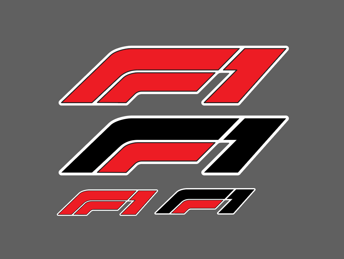 Formula One FIA F1 Racing Choose Size Logo Vinyl Sticker Decal Gamer 4 ...