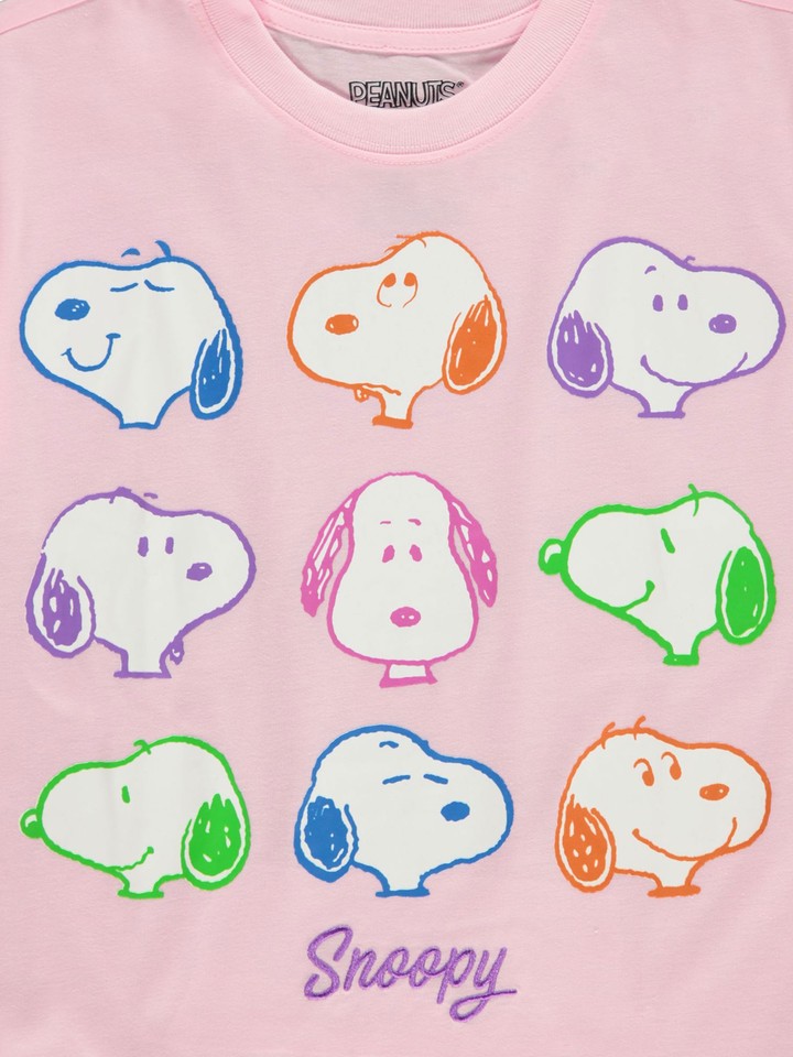 Peanuts Girls' Pastel Snoopy T-Shirt | eBay