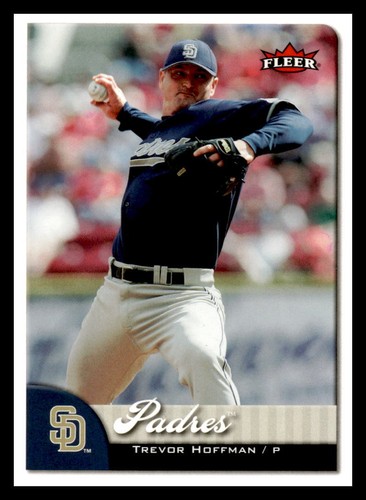 2007 Fleer #83 Trevor Hoffman San Diego Padres Baseball Card NM Brewers ...