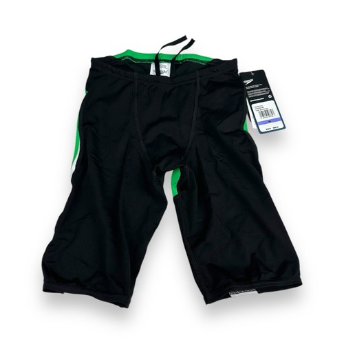 Speedo Men's Endurance+ Splice Jammer Swimsuit Team Colors, Edge Black ...