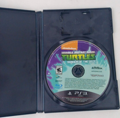 Teenage Mutant Ninja Turtles Danger of the Ooze PS3 PlayStation 3 Disc ...