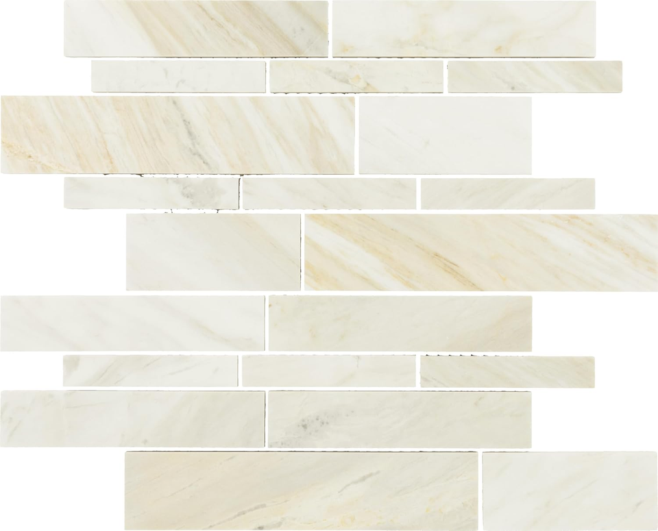 Sublimity Natural Stone Random Linear Mosaic in Honed Namaste for Walls ...