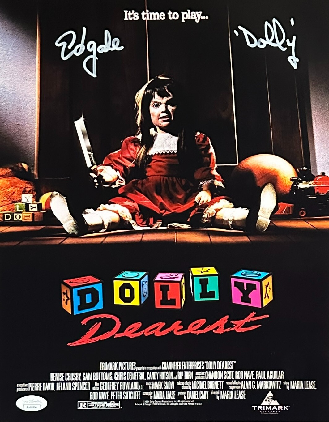 Ed Gale autographed signed inscribed 11x14 photo Dolly Dearest JSA COA ...