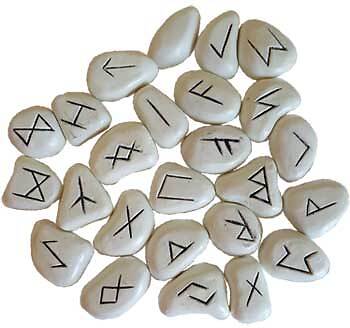 White Resin rune set | eBay