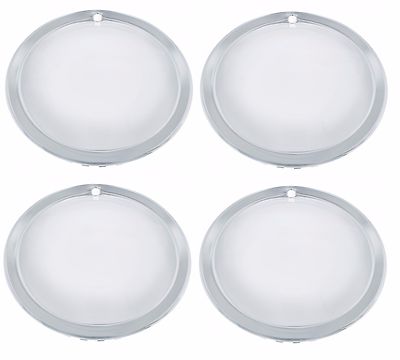 New 14" FULL MOONS Smoothies Chrome Hubcaps Wheelcover SET | eBay Australia