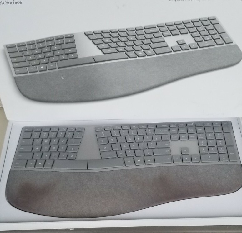 Microsoft Surface Ergonomic Bluetooth Wireless Keyboard 889842160284 | eBay