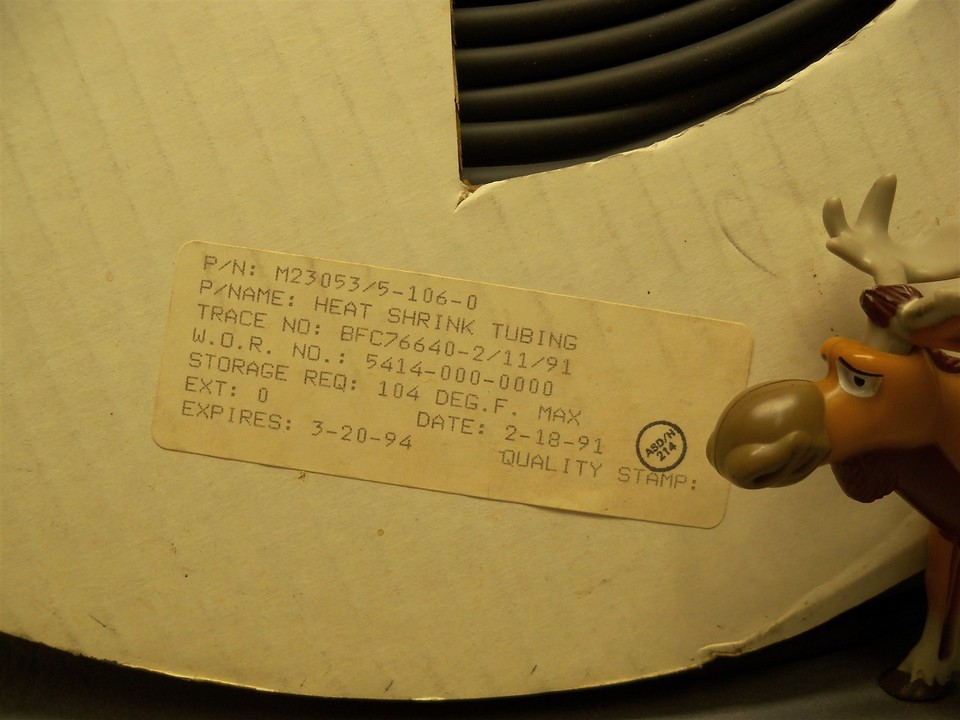 M23053/5-106-0 Cross-Linked Heat Shrink Tubing Military Spec SEA Wire ...