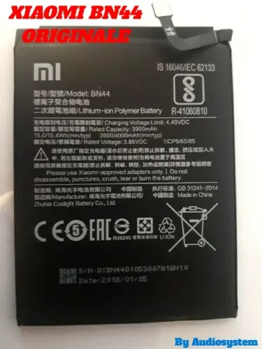 BATTERIA ORIGINALE XIAOMI per REDMI 5 PLUS MEG7 MEE7 MET7 4000MAH BN44 ...