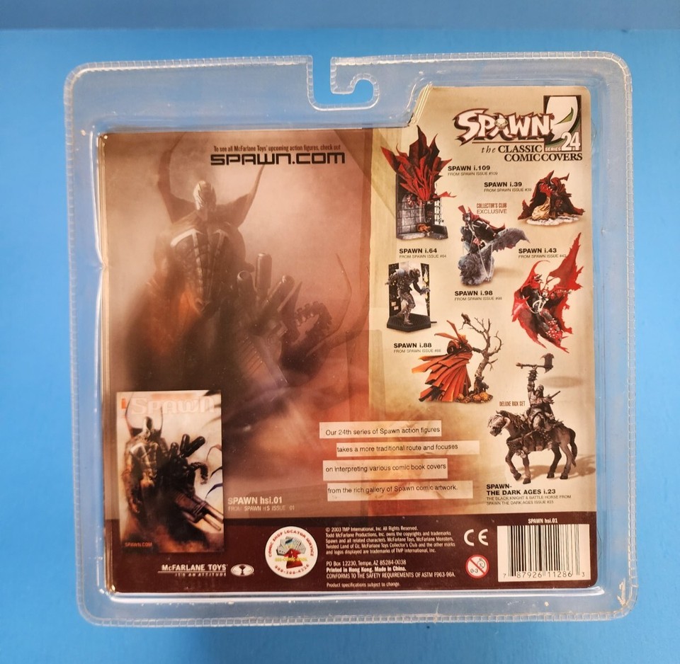 SPAWN - classic comic covers series 24 Spawn HSI 01 - McFarlane Toys 2003 NEW | eBay