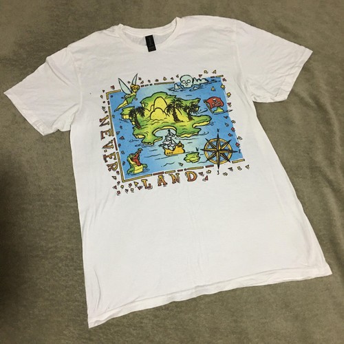 Disney Peter Pan Neverland Map Tinker Tshirt Men Women Unisex | eBay