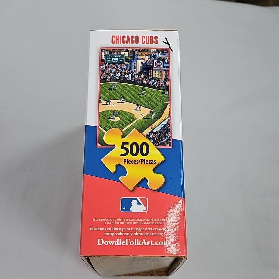 Dowdle Chicago Cubs Puzzle 500 Piece Mlb Wrigley Field Baseball Folk ...
