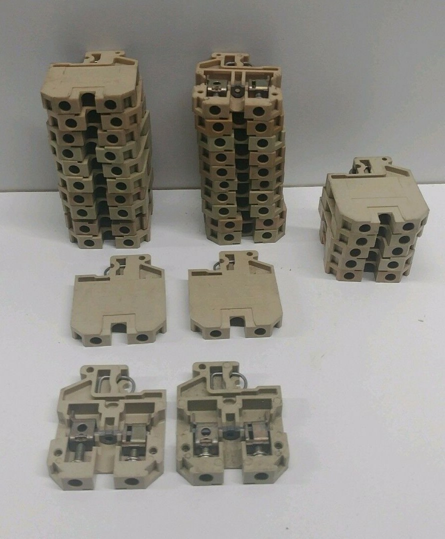 LOT OF (29) GUARANTEED GOOD! WEIDMULLER 600V TERMINAL BLOCKS SAK6N | eBay