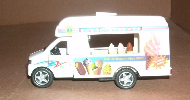Kinsmart Kinsfun Ice Cream Truck 5" 1 43 Scale Ks5253d Slot Car & Homie ...