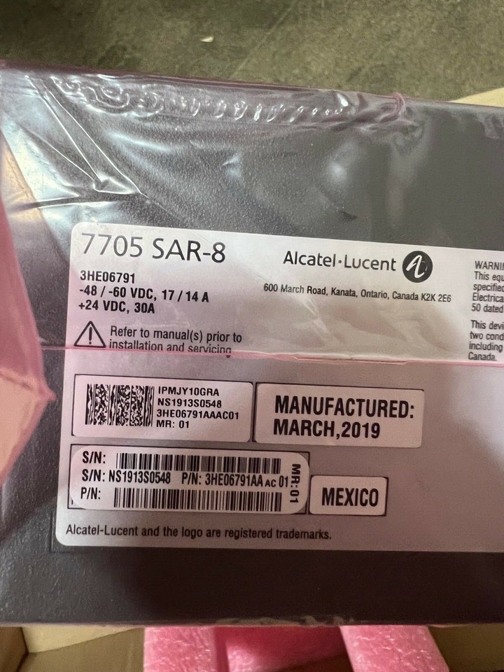 Nokia Router 3HE06791AAA Alcatel Lucent 7705 SAR-8 NEW | eBay