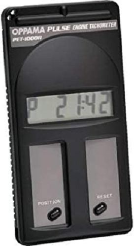OPPAMA PET-1000R Pulse Engine Tachometer for Gasoline Engine new Free ...