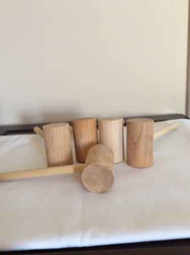 5 Lightweight Wooden Seafood Shellfish Crab Mallet Duck N.C. | eBay
