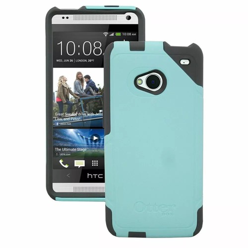 OtterBox Commuter Series Hybrid Case for HTC One M7 Aqua Blue Cover 77 ...
