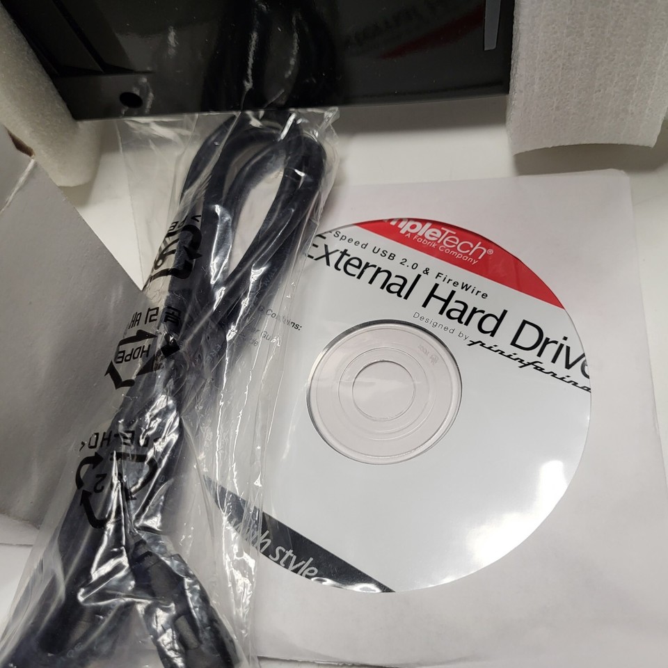 NEW SimpleTech SimpleDrive External Hard Drive 500GB USB 2.0 7200RPM ...