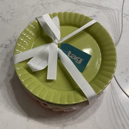 Set of 4 TAG Christmas Dessert, Salad,Appetizer, Plates | eBay