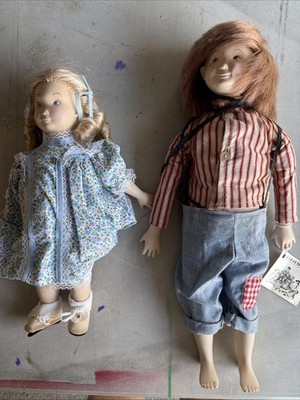 Two Kalico Kids “Toby the Newsboy” Boy Doll 18" and Girl Doll by ...
